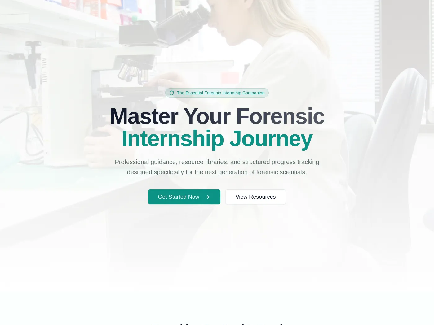 Forensic Internship Guide
