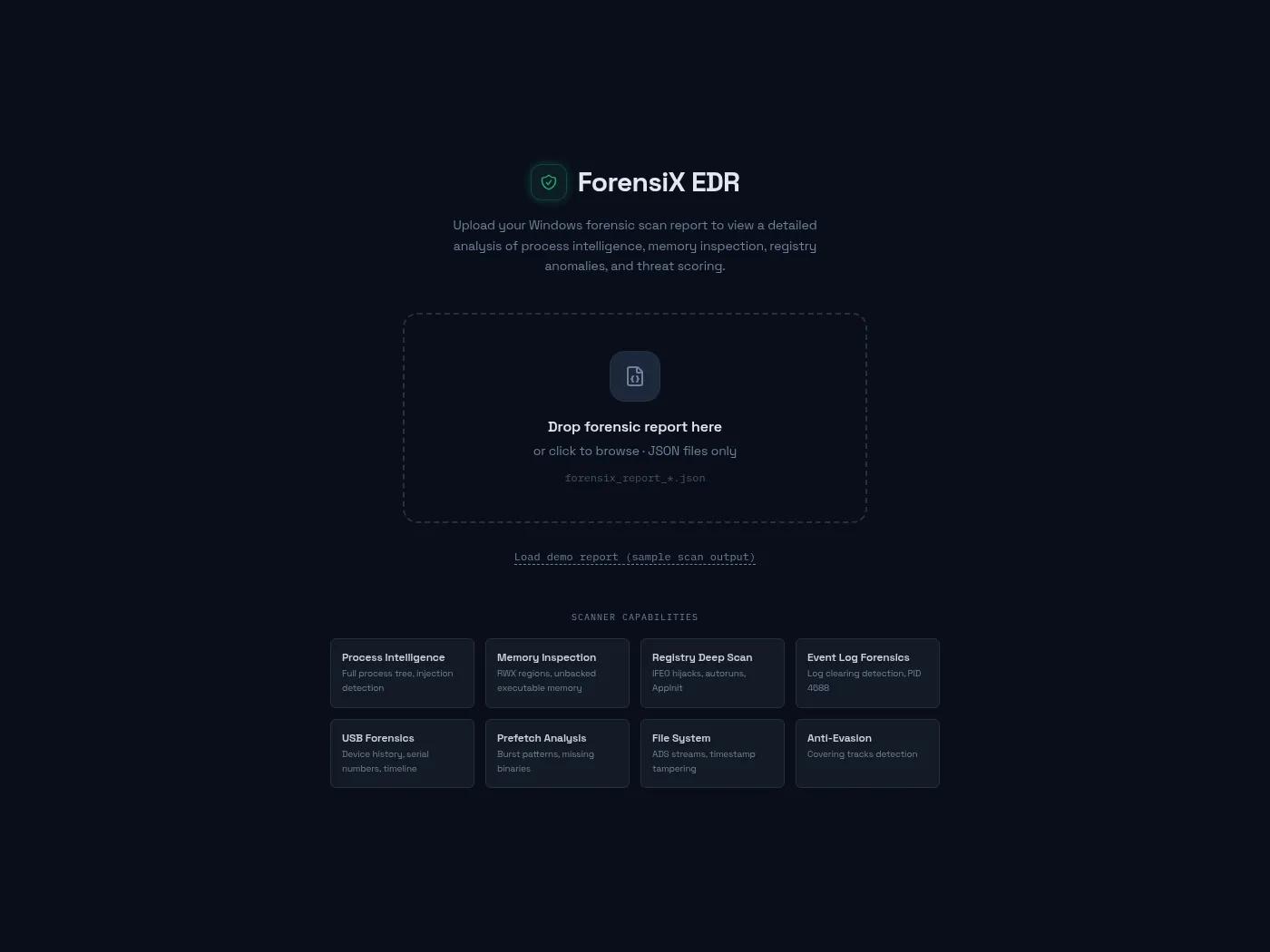 ForensiX EDR Scanner