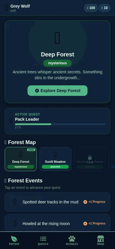 Wildlife Quest Adventure