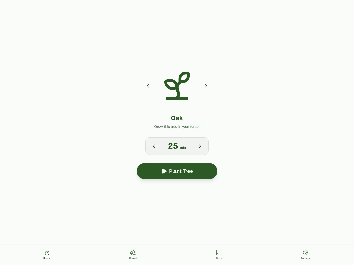 Forest App Clone