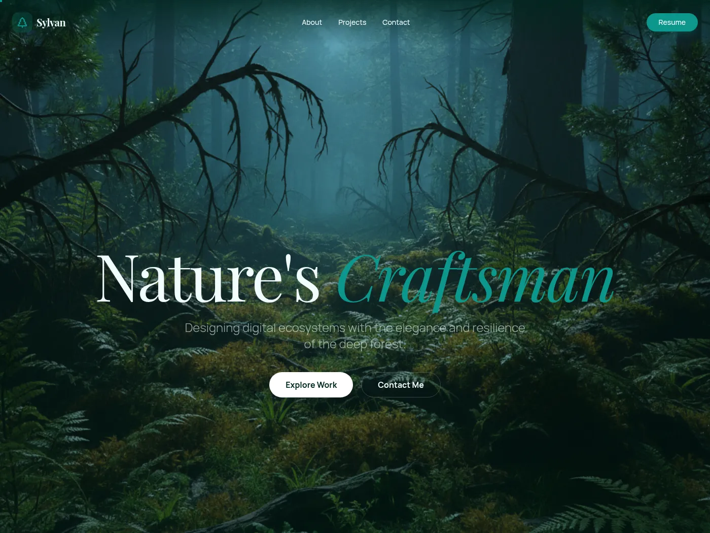Parallax Forest Portfolio