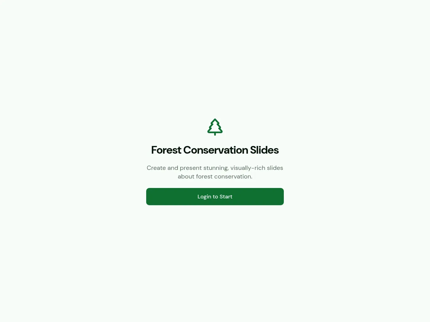 Forest Conservation Slides