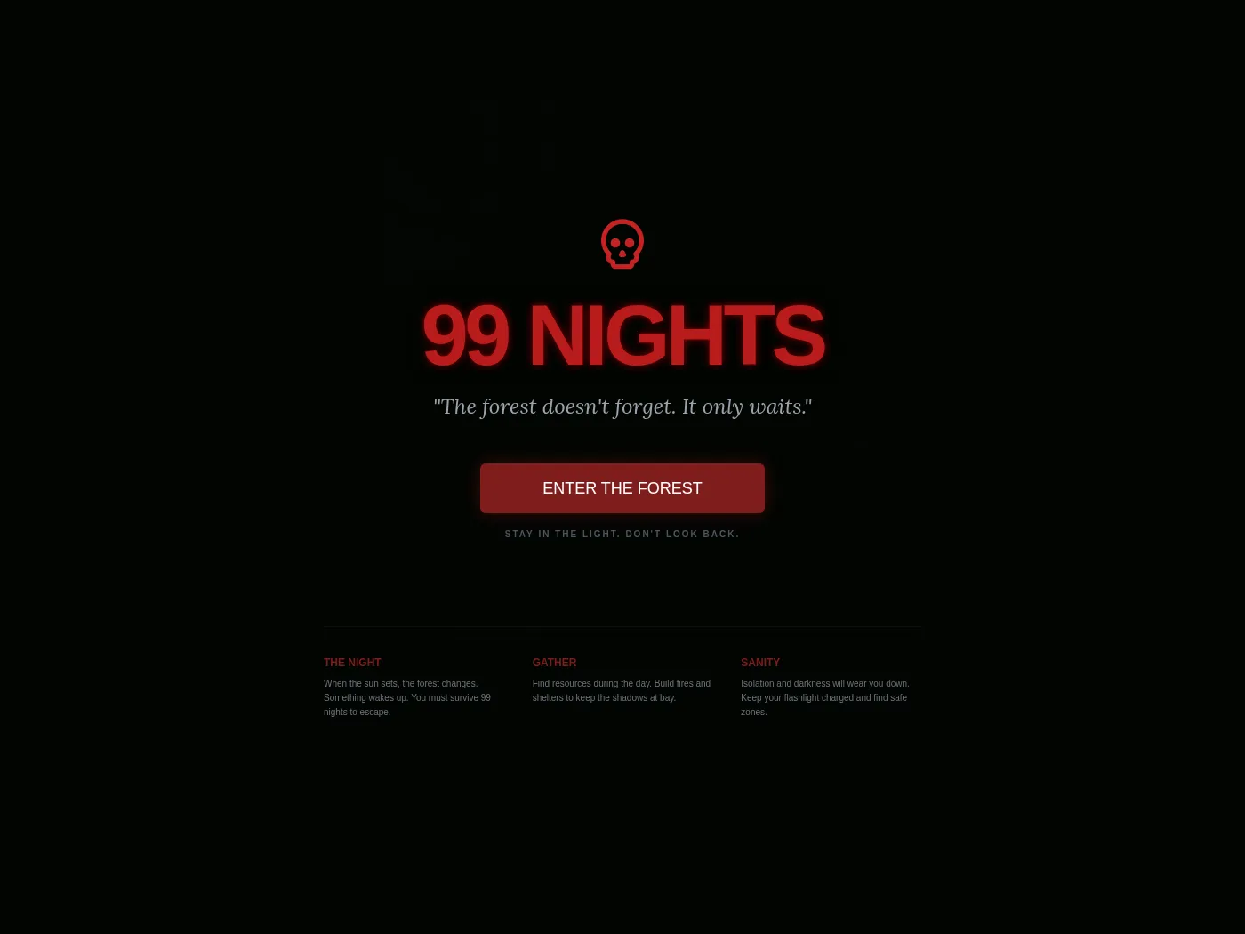 99 Nights Forest Survival