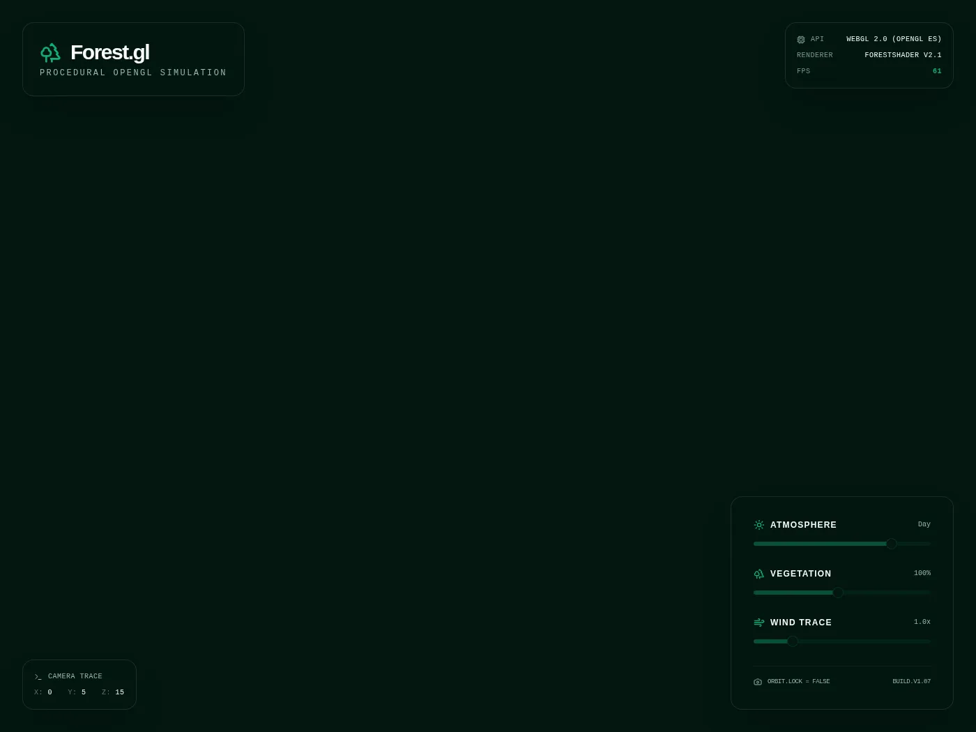 Forest Wallpaper Visualizer