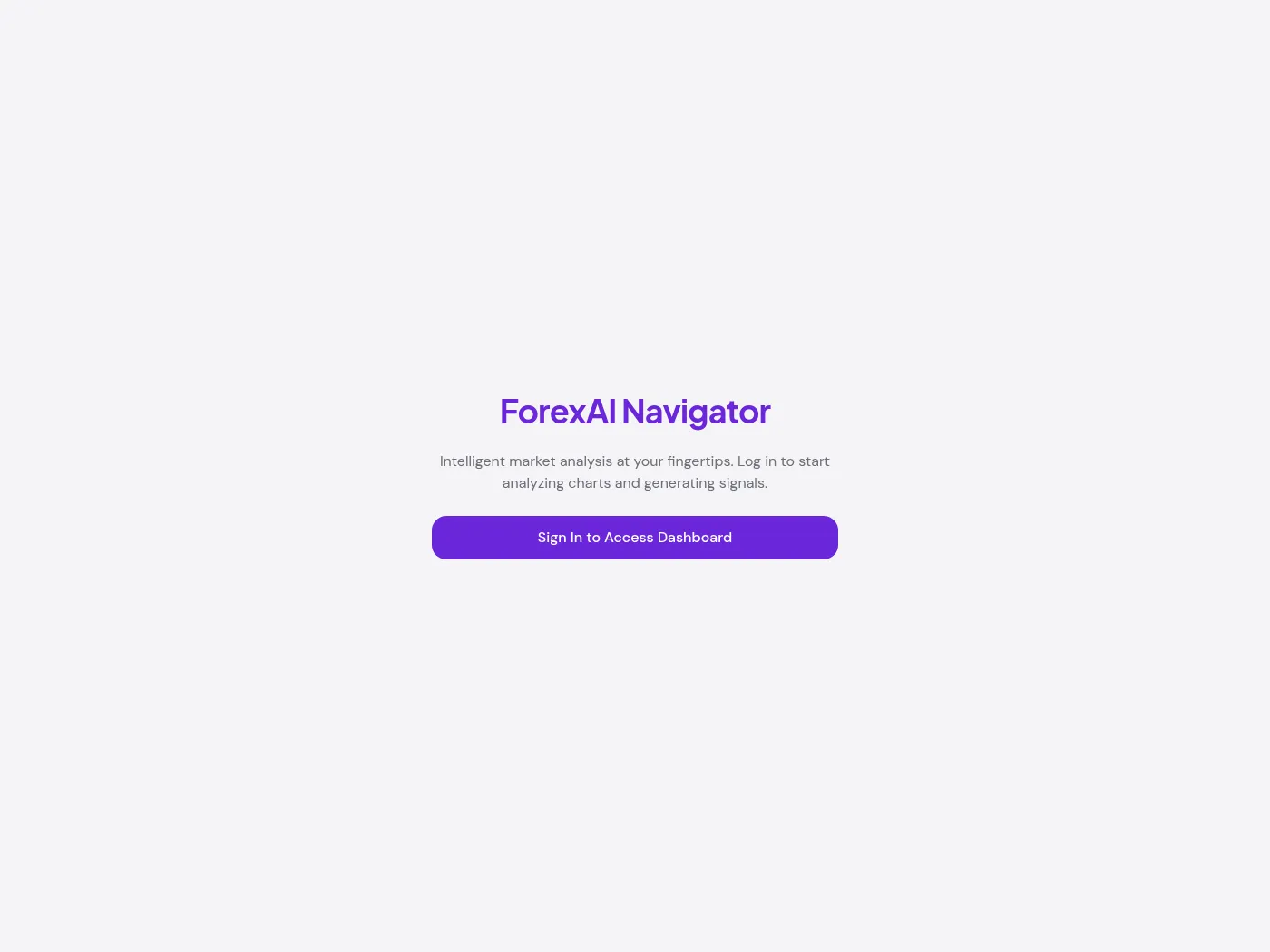 ForexAI Navigator
