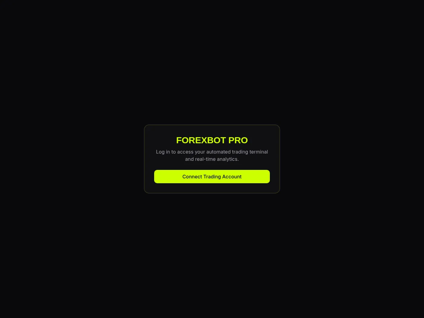 ForexBot Pro
