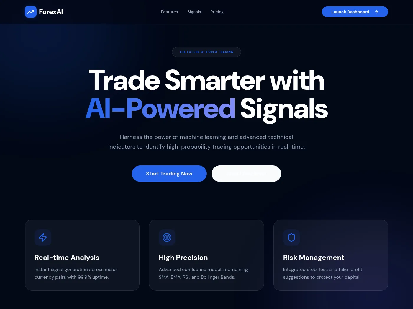 Forex Signal Dashboard
