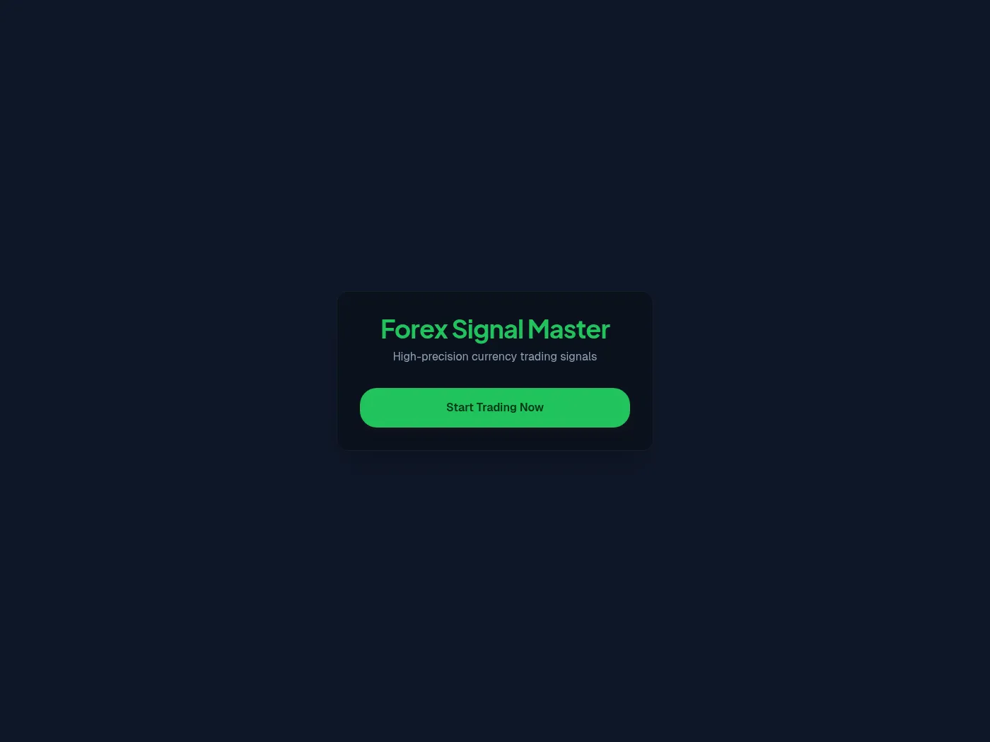 Forex Signal Master
