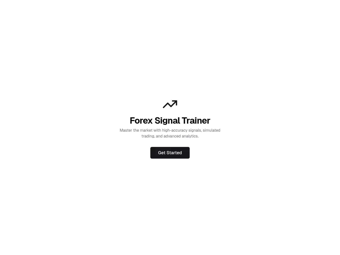 Forex Signal Trainer