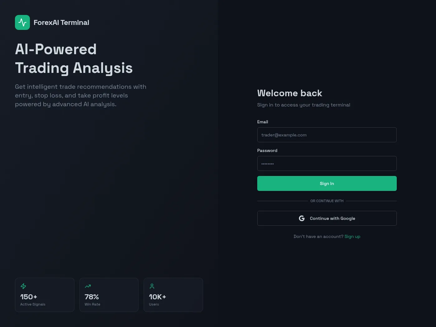 ForexAI Terminal
