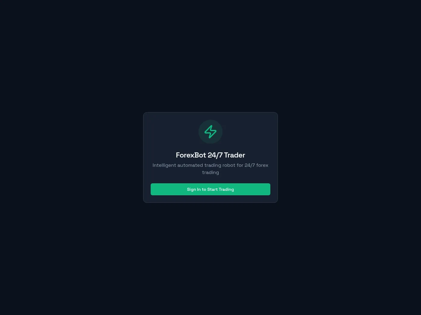ForexBot 24/7 Trader