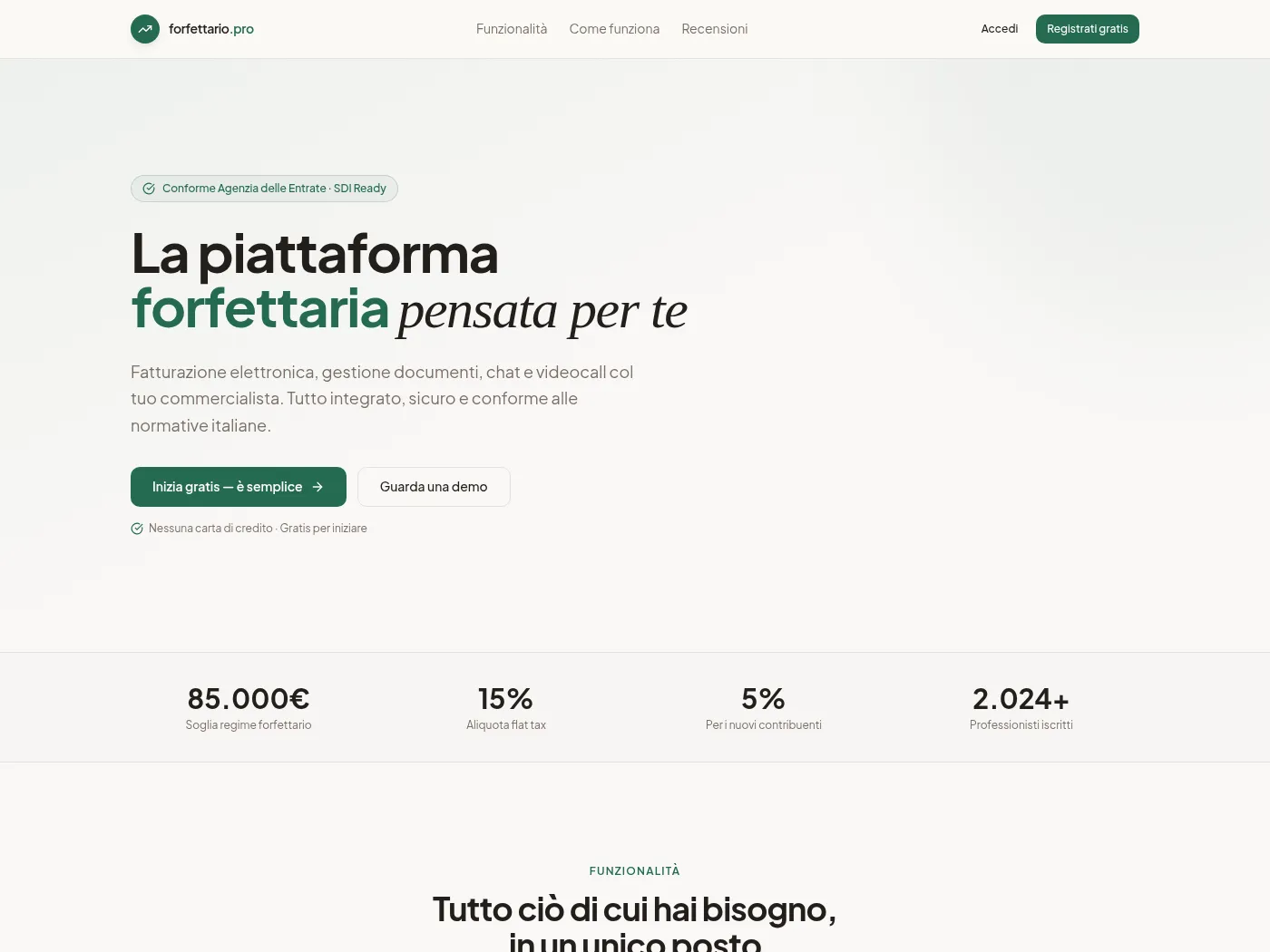 Forfettario Pro Platform