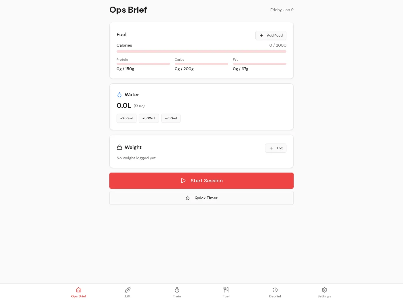 Forge Athlete Tracker
