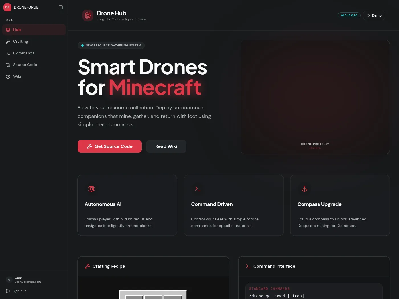 Forge Drone Mod