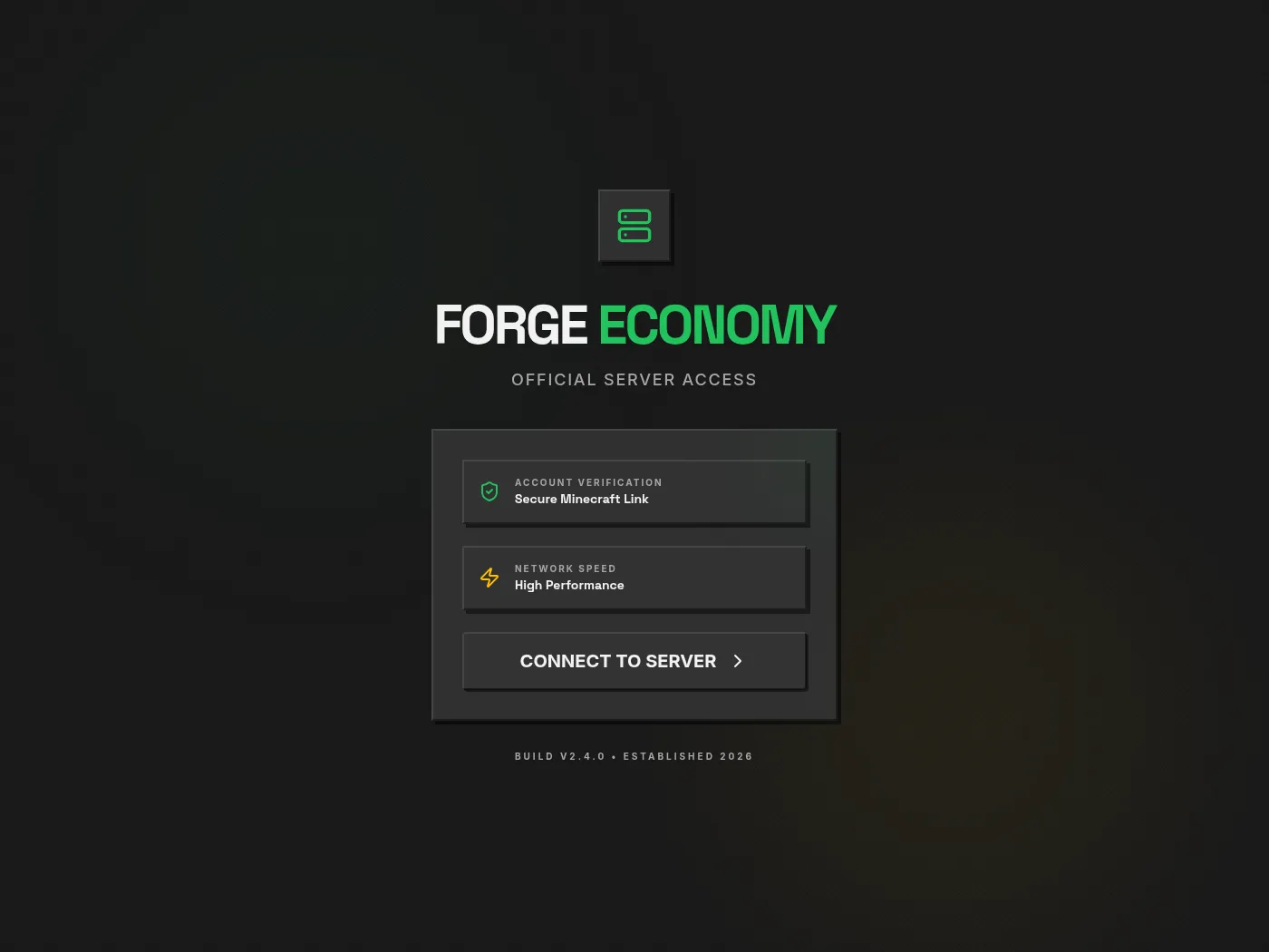 Forge Economy Mod