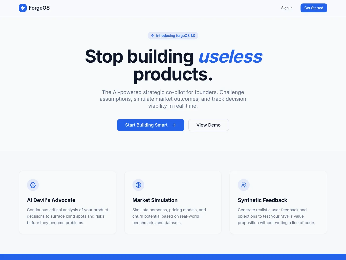 ForgeOS Product Co-Pilot