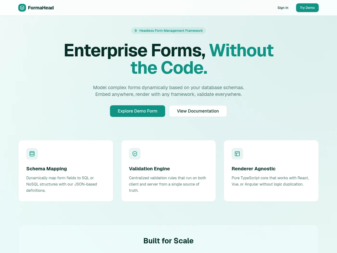 FormaHead Framework