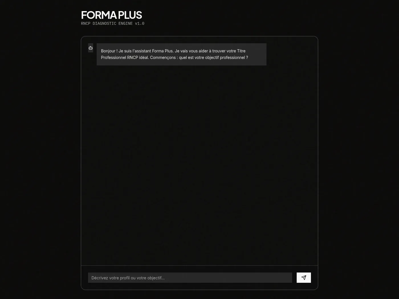 Forma Plus RNCP Guide
