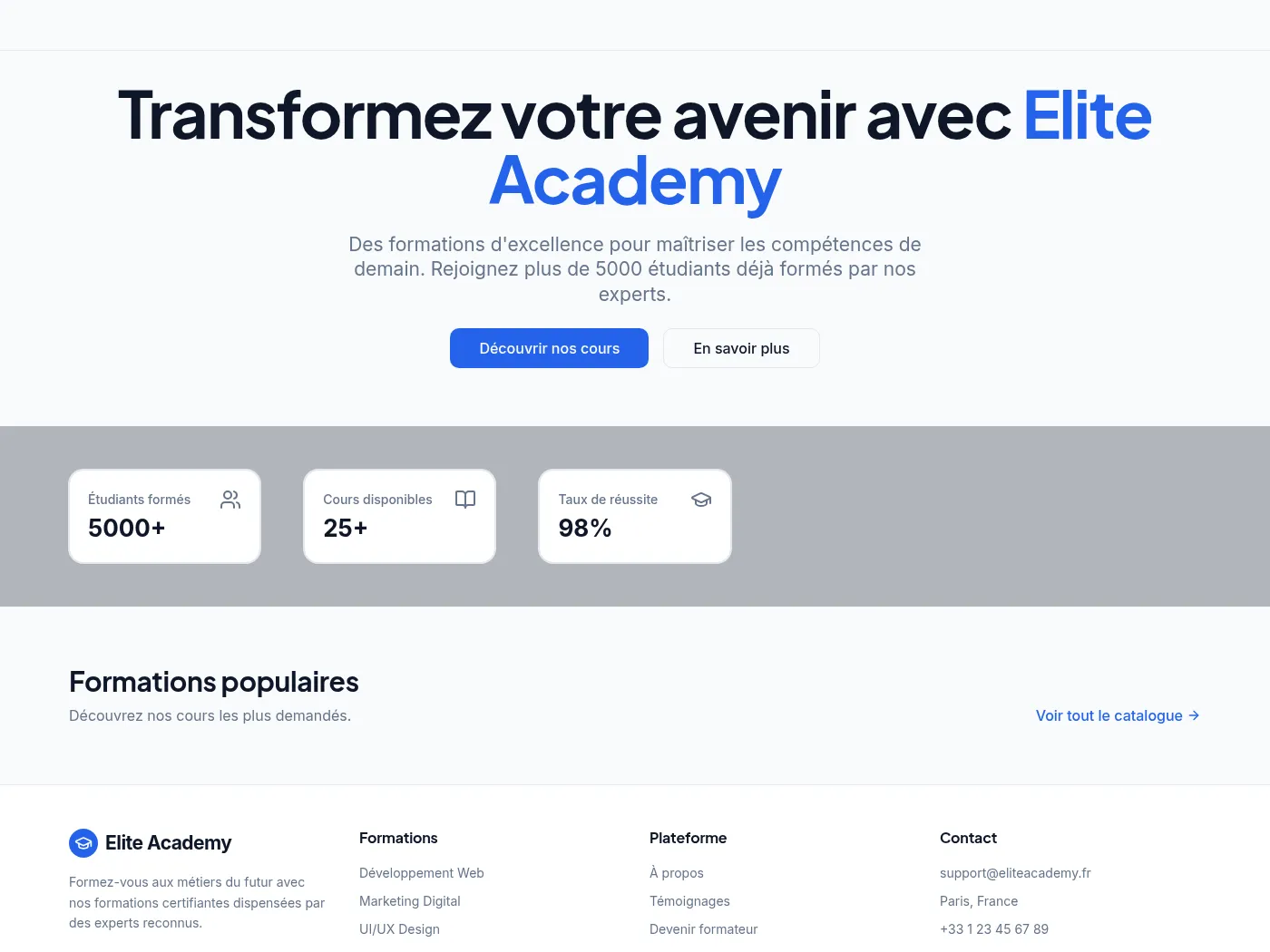 Formation Center Web