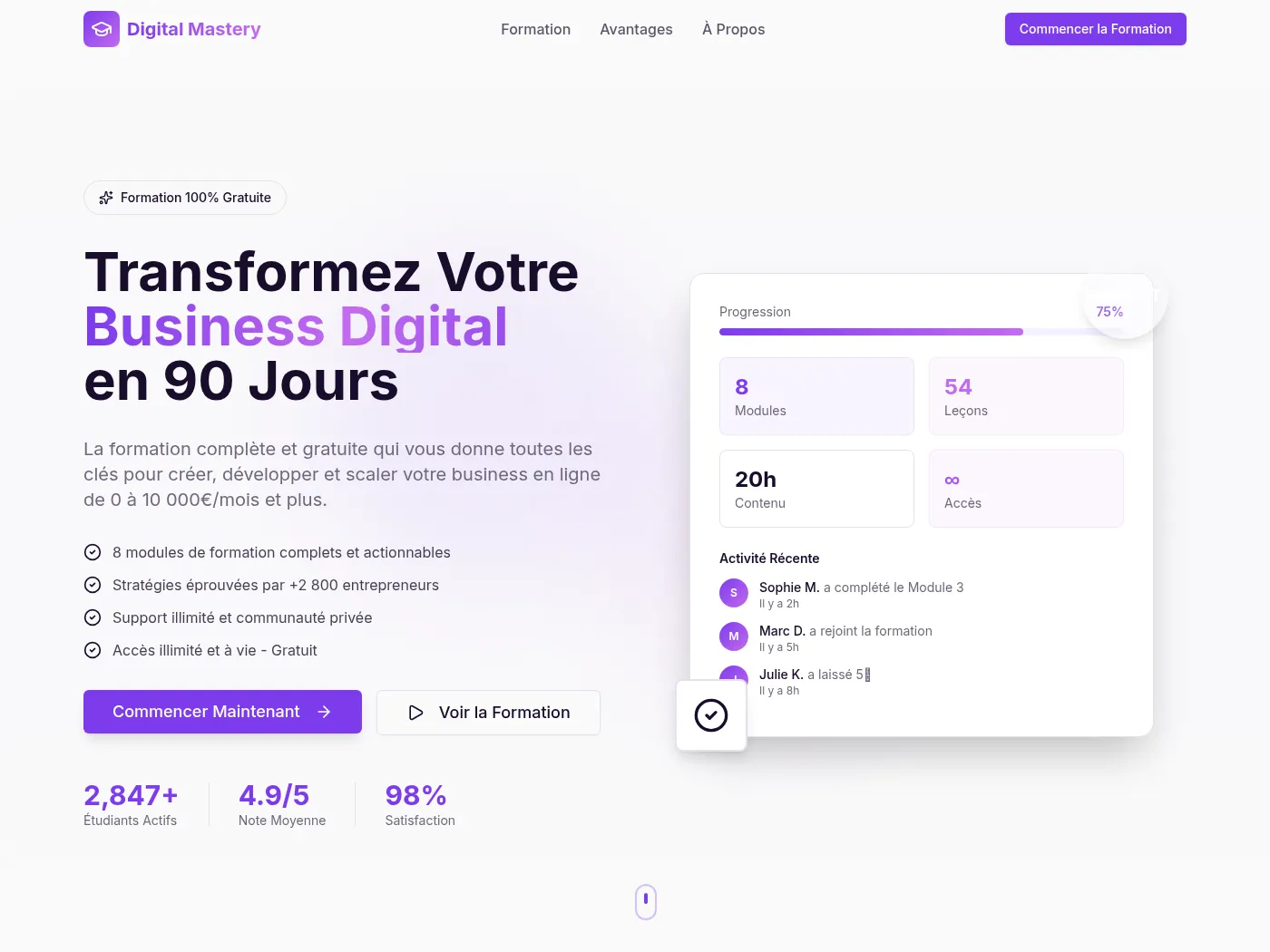 Formation Digital Mastery