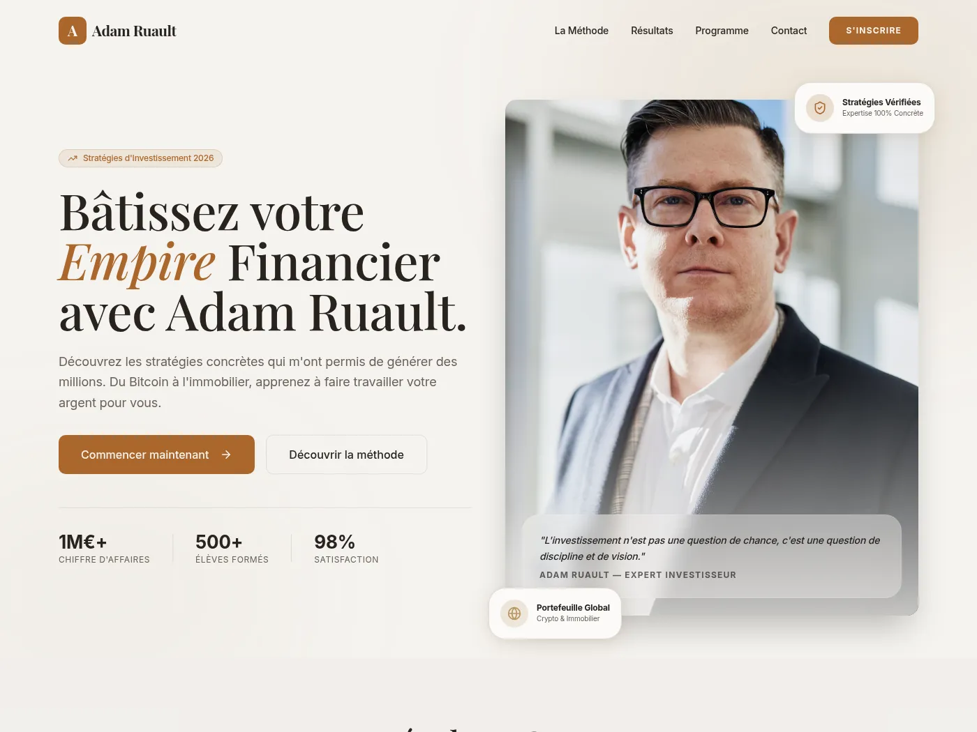 Adam Ruault Formation Hub