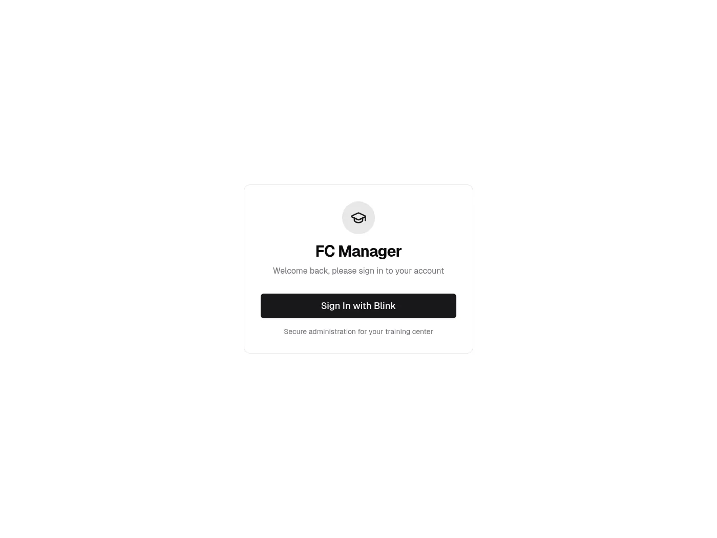 Formation Center Manager