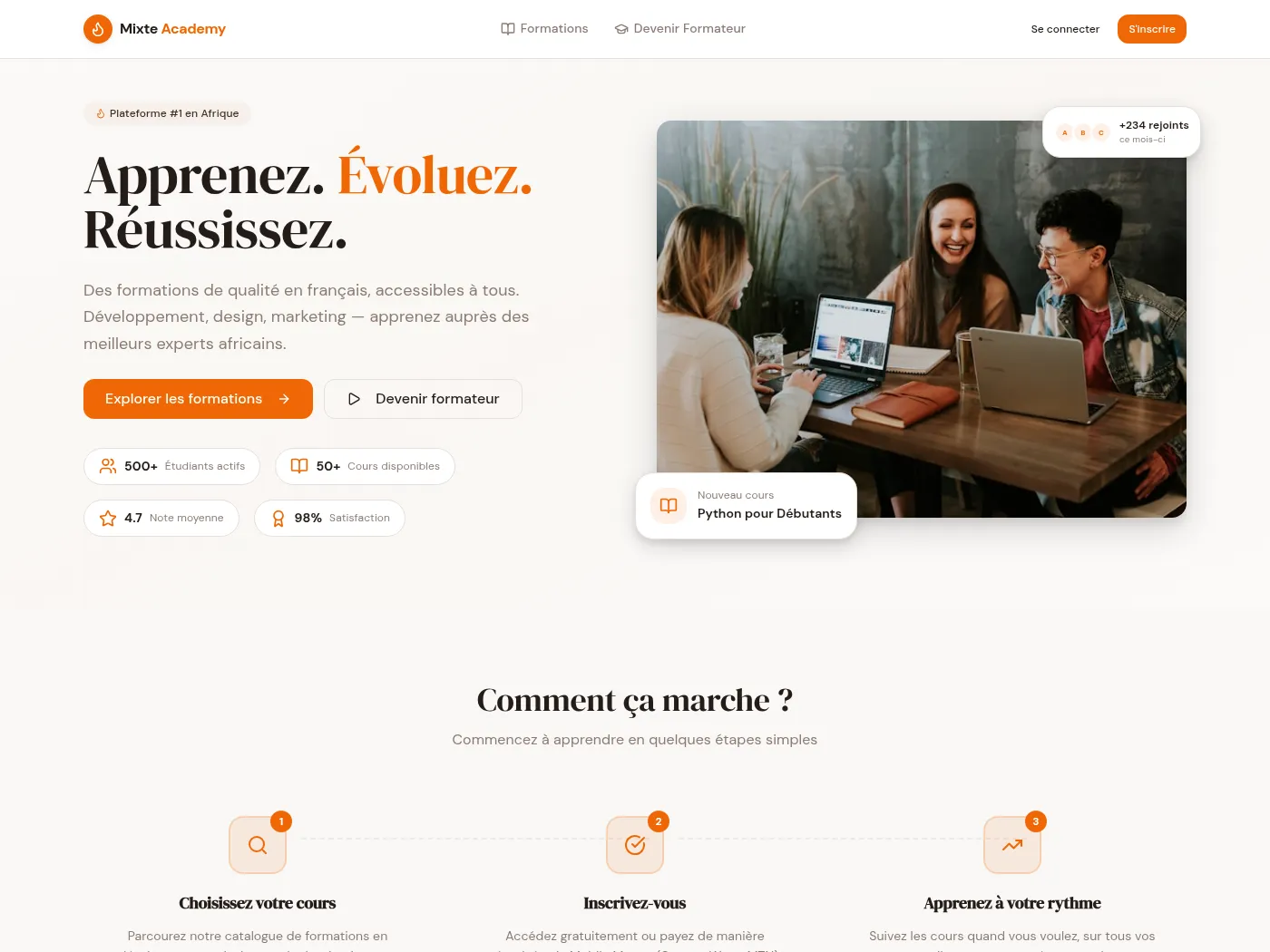 Formations Mixte Academy