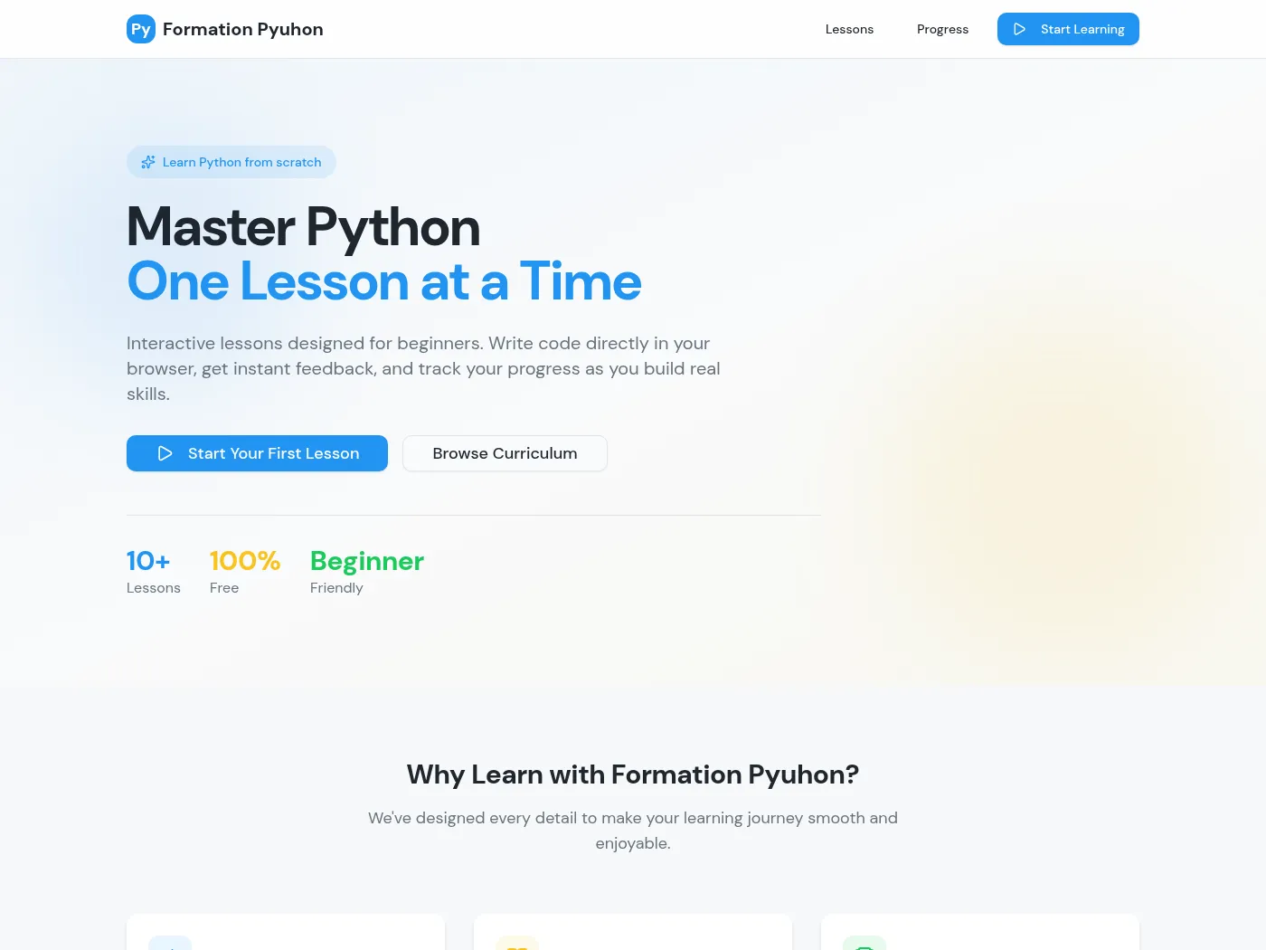 Formation Pyuhon