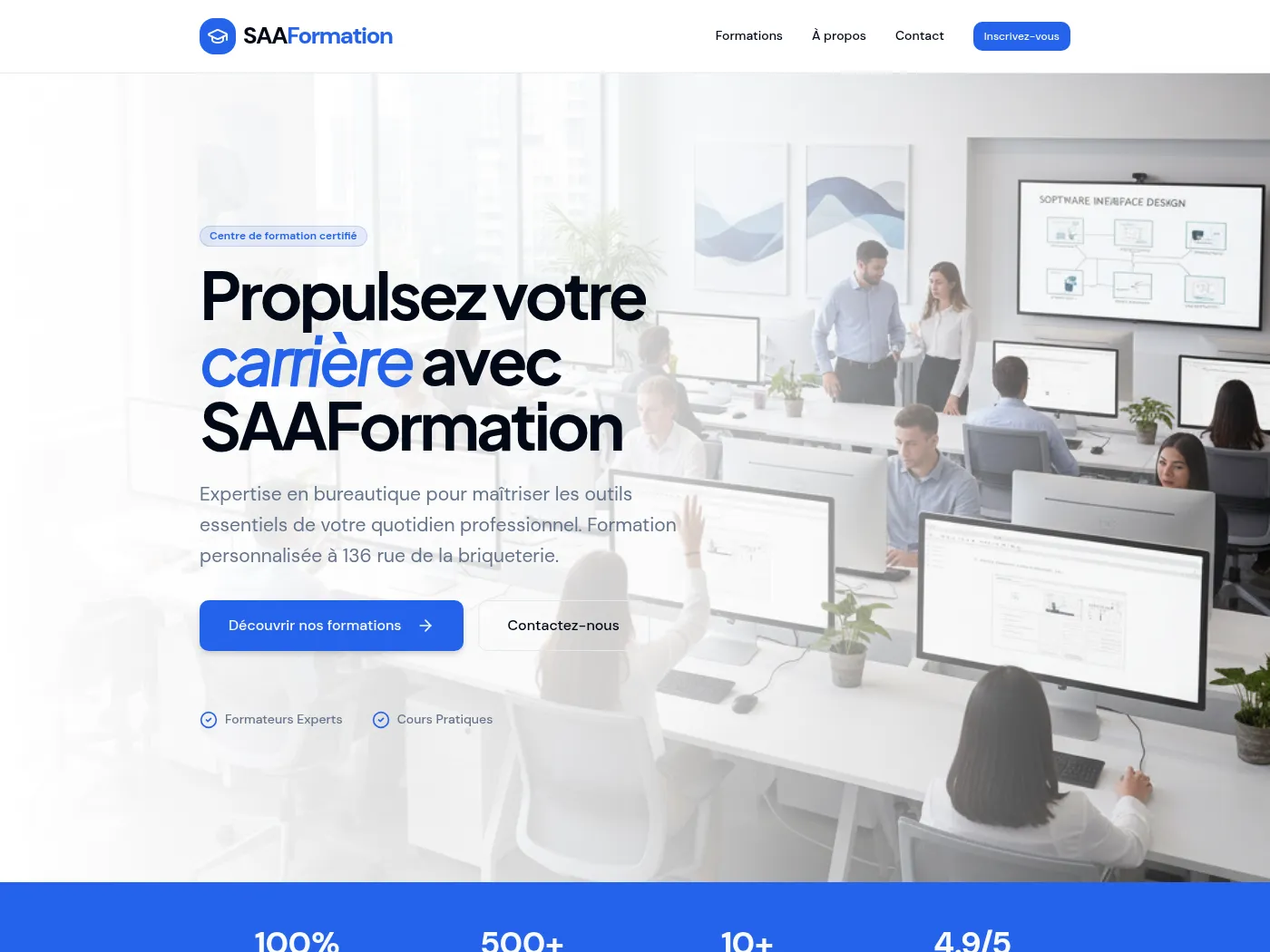 SAATFormation Web Portal