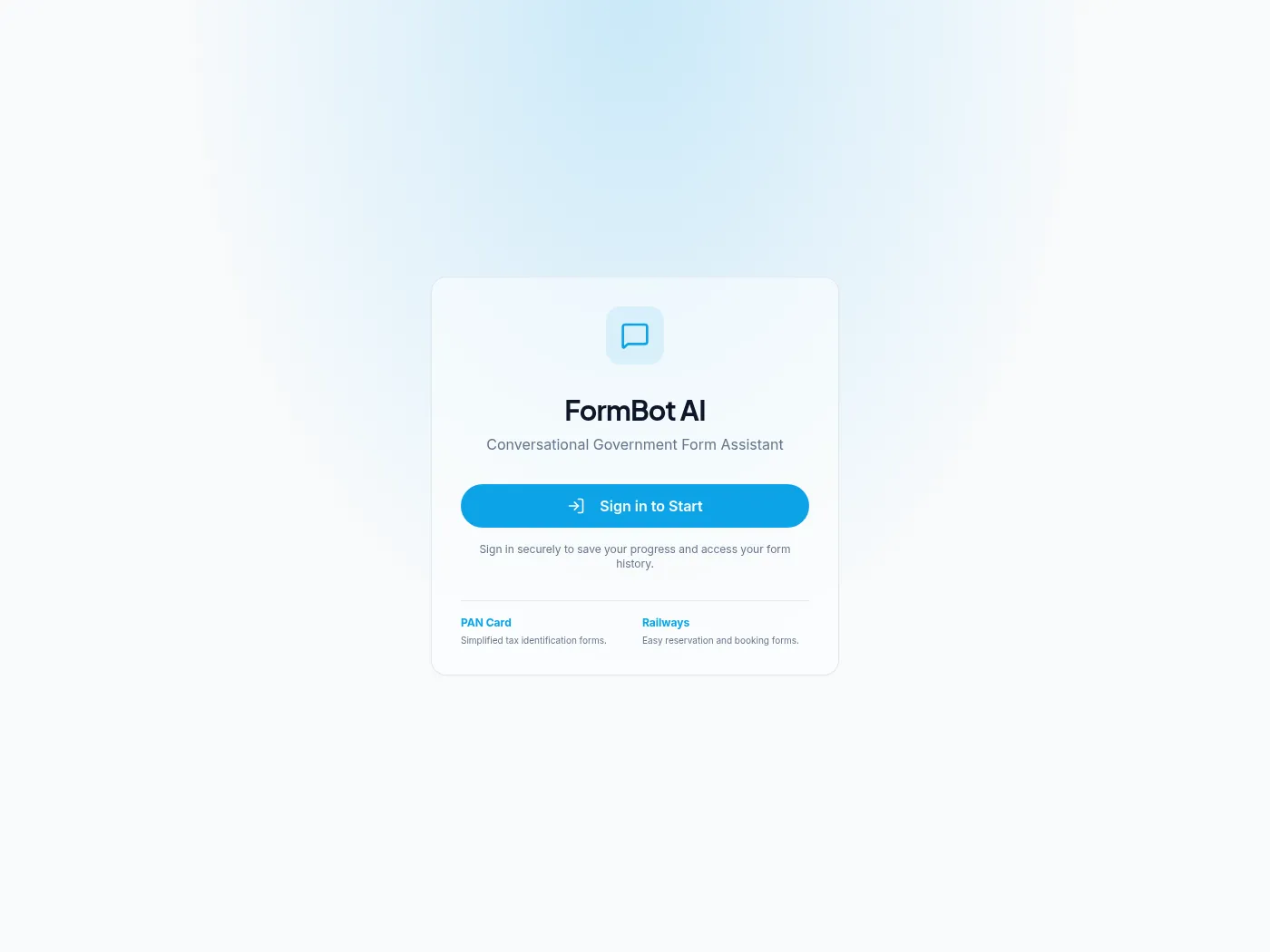 FormBot AI Assistant