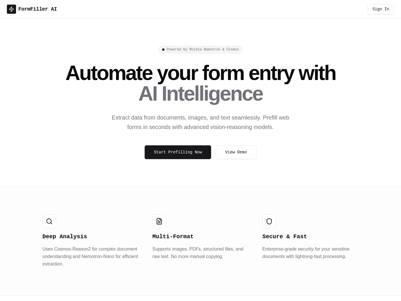 FormFiller AI Agent