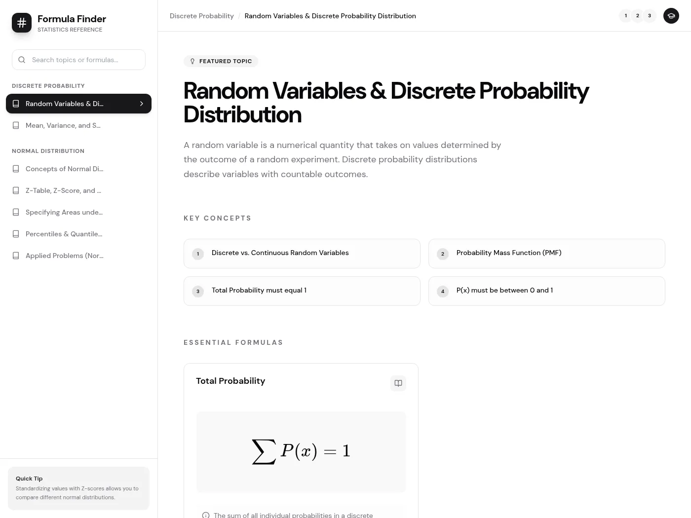 Formula Finder