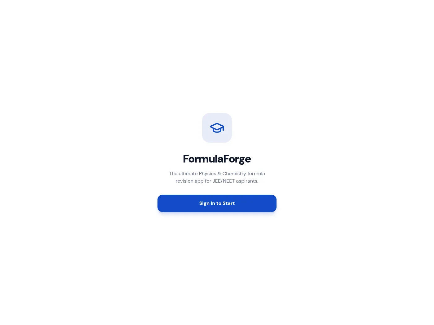 FormulaForge Study App