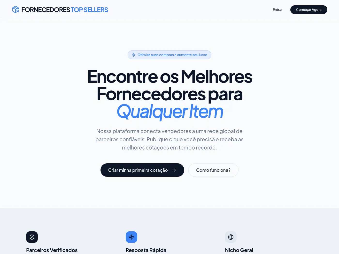 Fornecedores Top Sellers