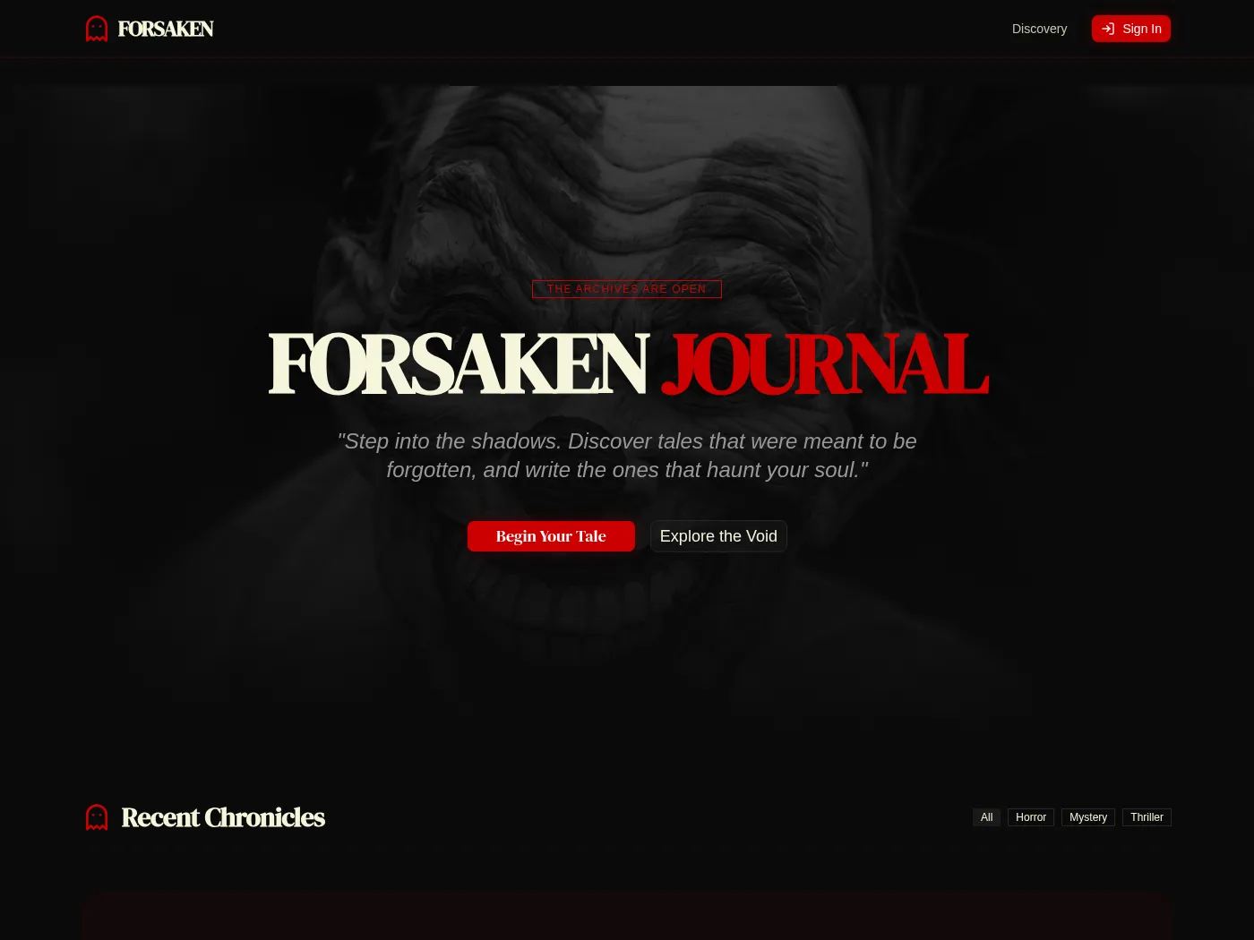 Forsaken Journal
