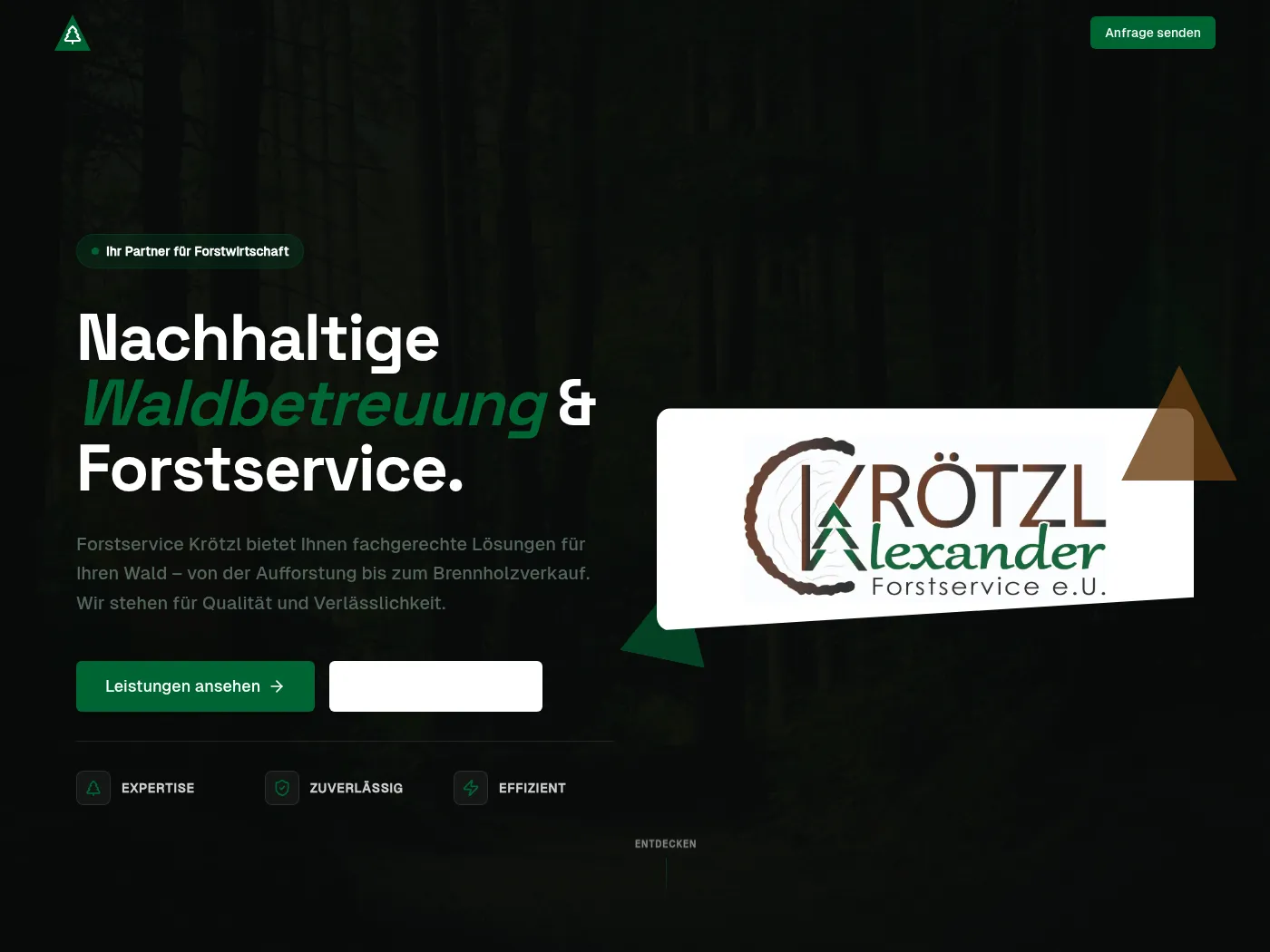 Forstservice Krötzl Website