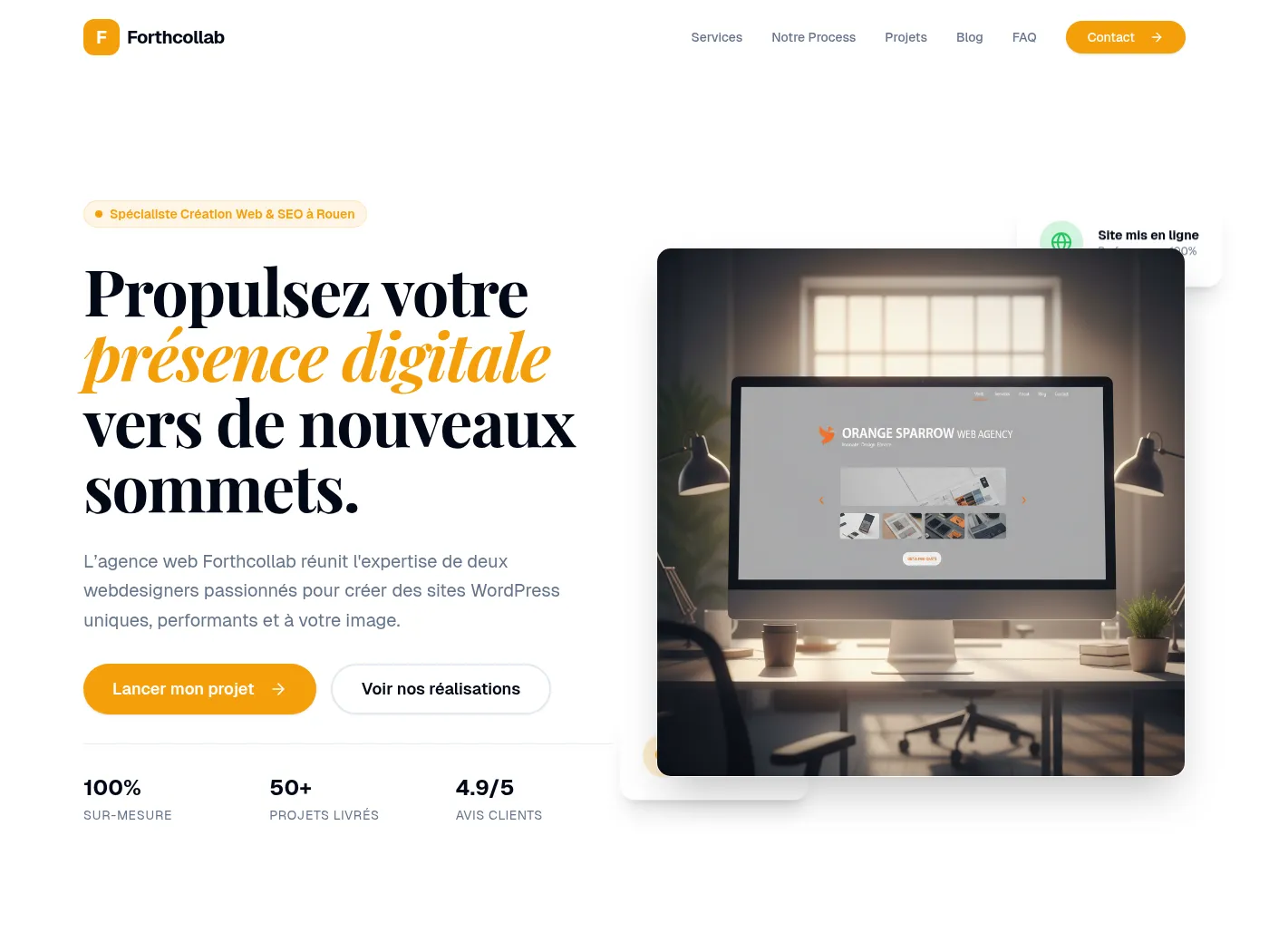 Forthcollab Web Agency Site