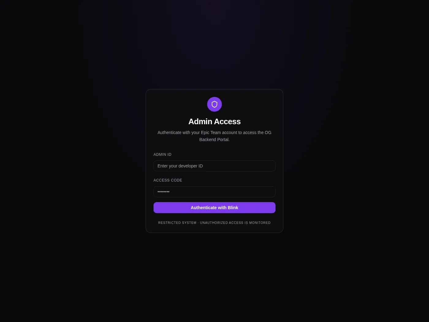 Fortnite OG Backend