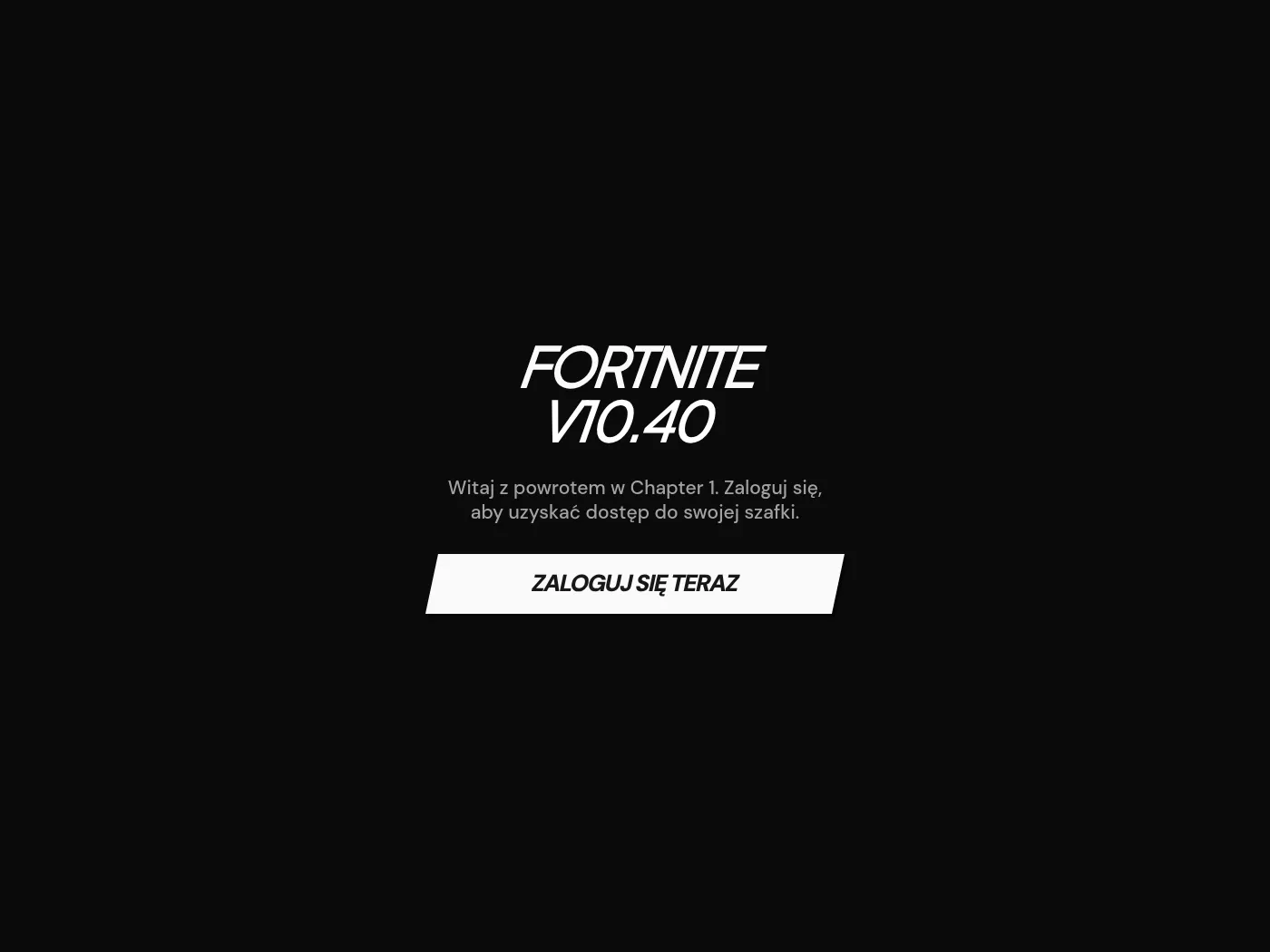 Fortnite v10.40 Backend