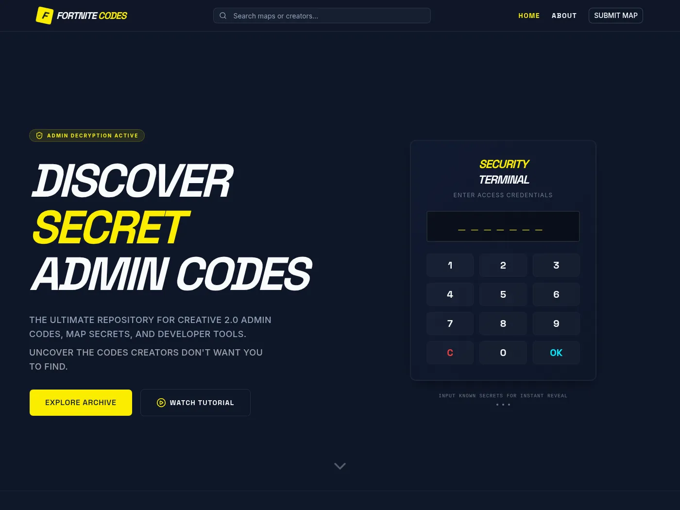 Fortnite Admin Code Finder