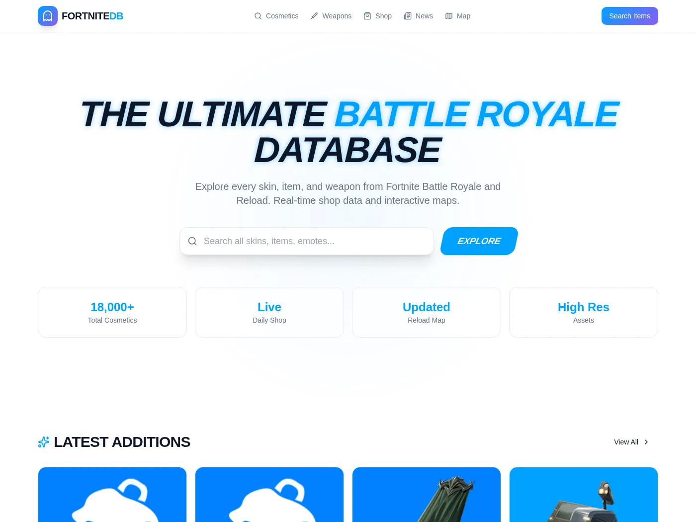Fortnite Data Explorer