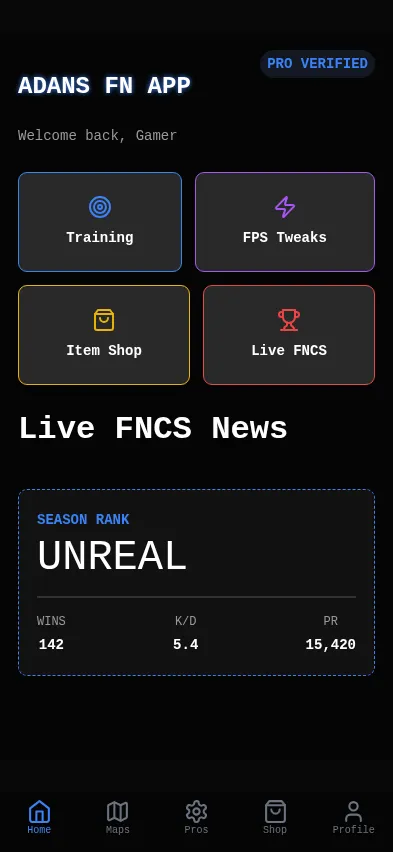 Adans Fortnite Esports App