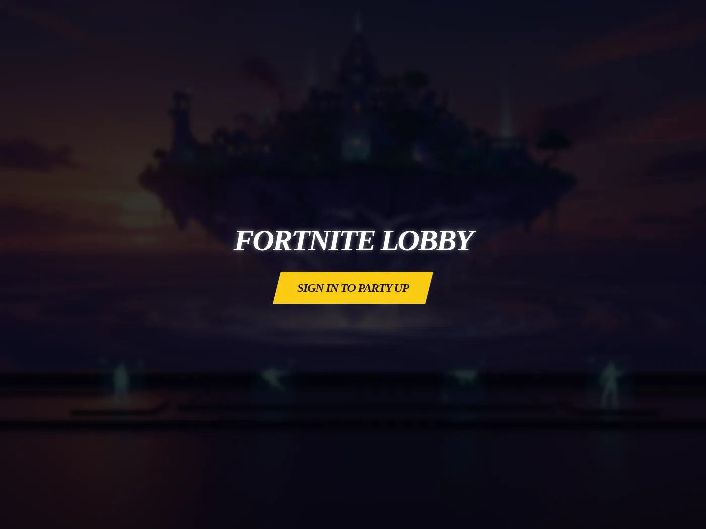 Fortnite Party Lobby