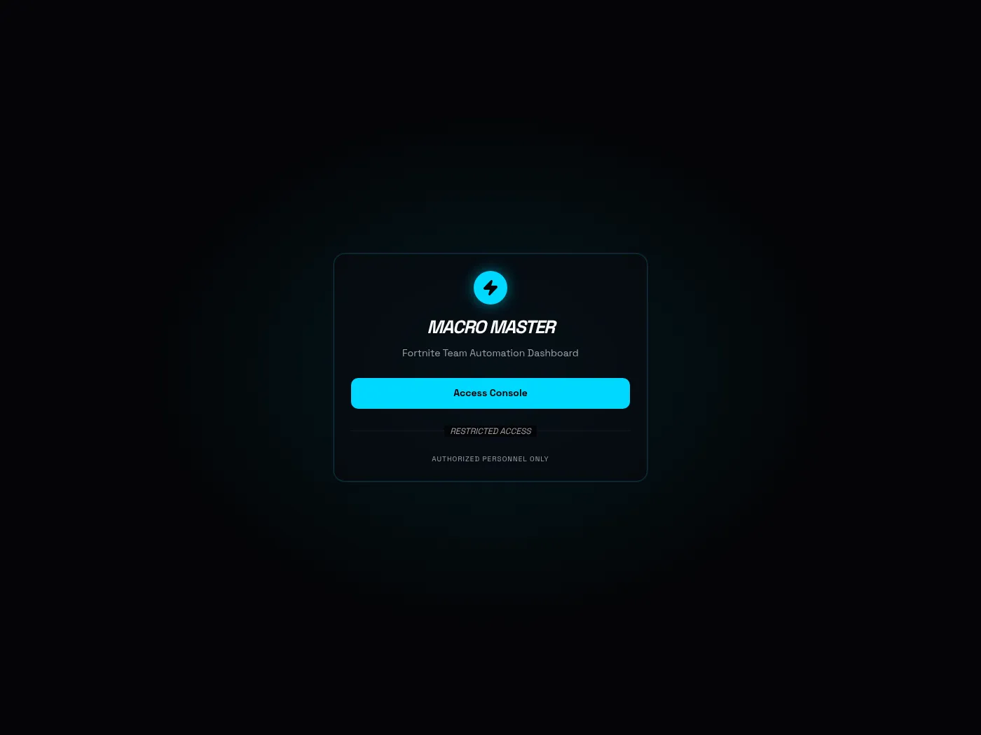 Fortnite Macro Master