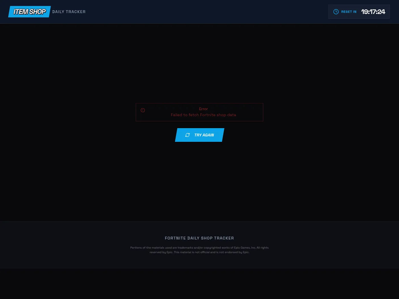 Fortnite Shop Checker
