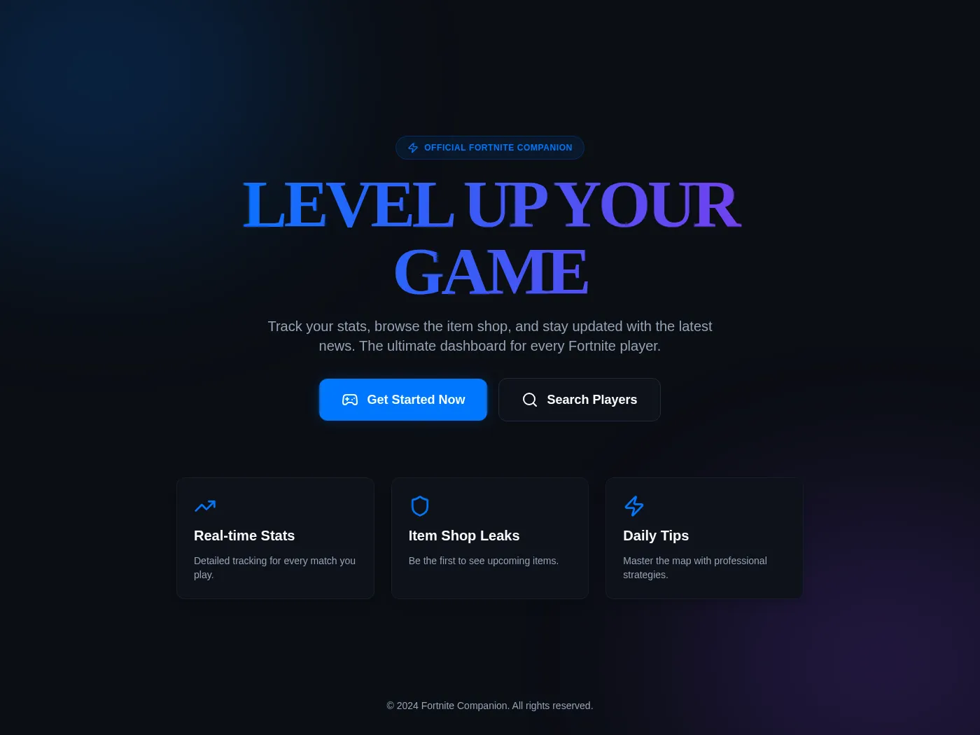 Fortnite Companion App