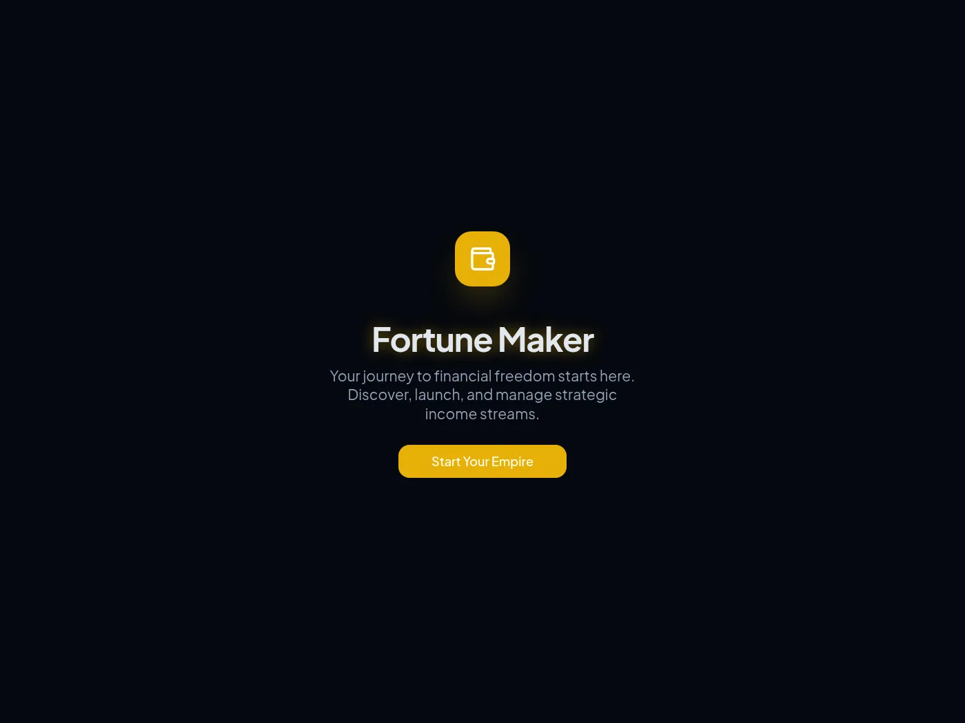 Fortune Maker App