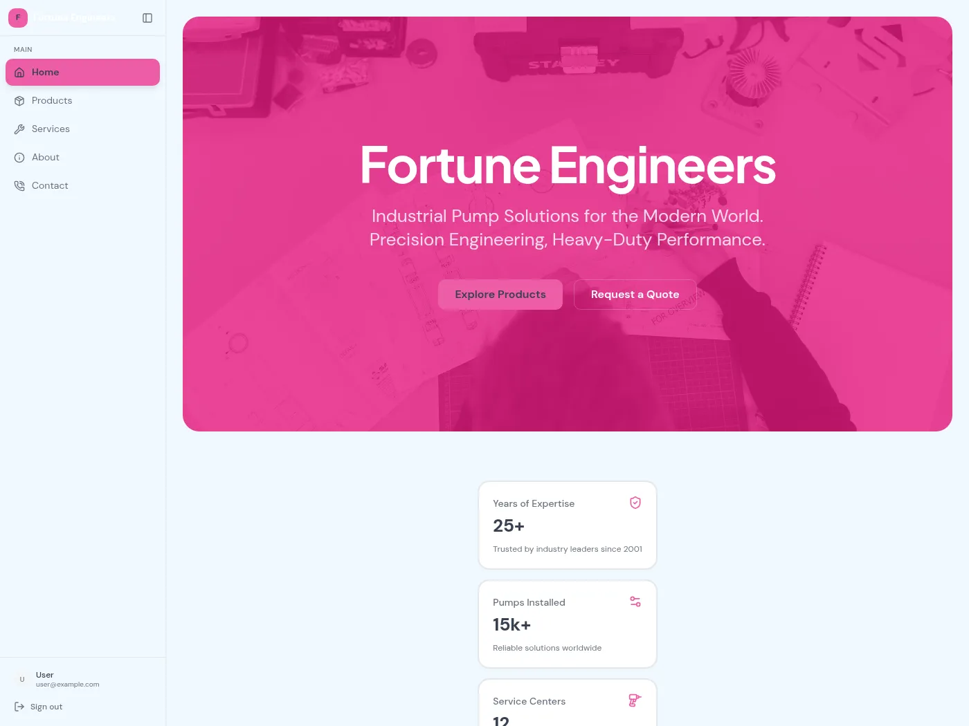 Fortune Engineers Site