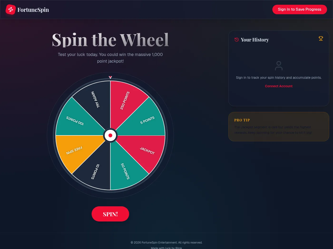Fortune Spin Web