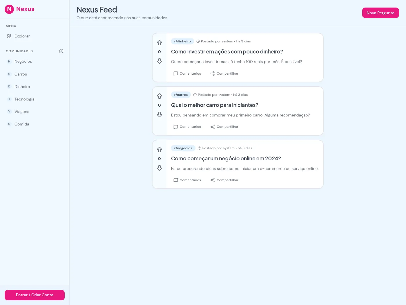 Forum Communities App